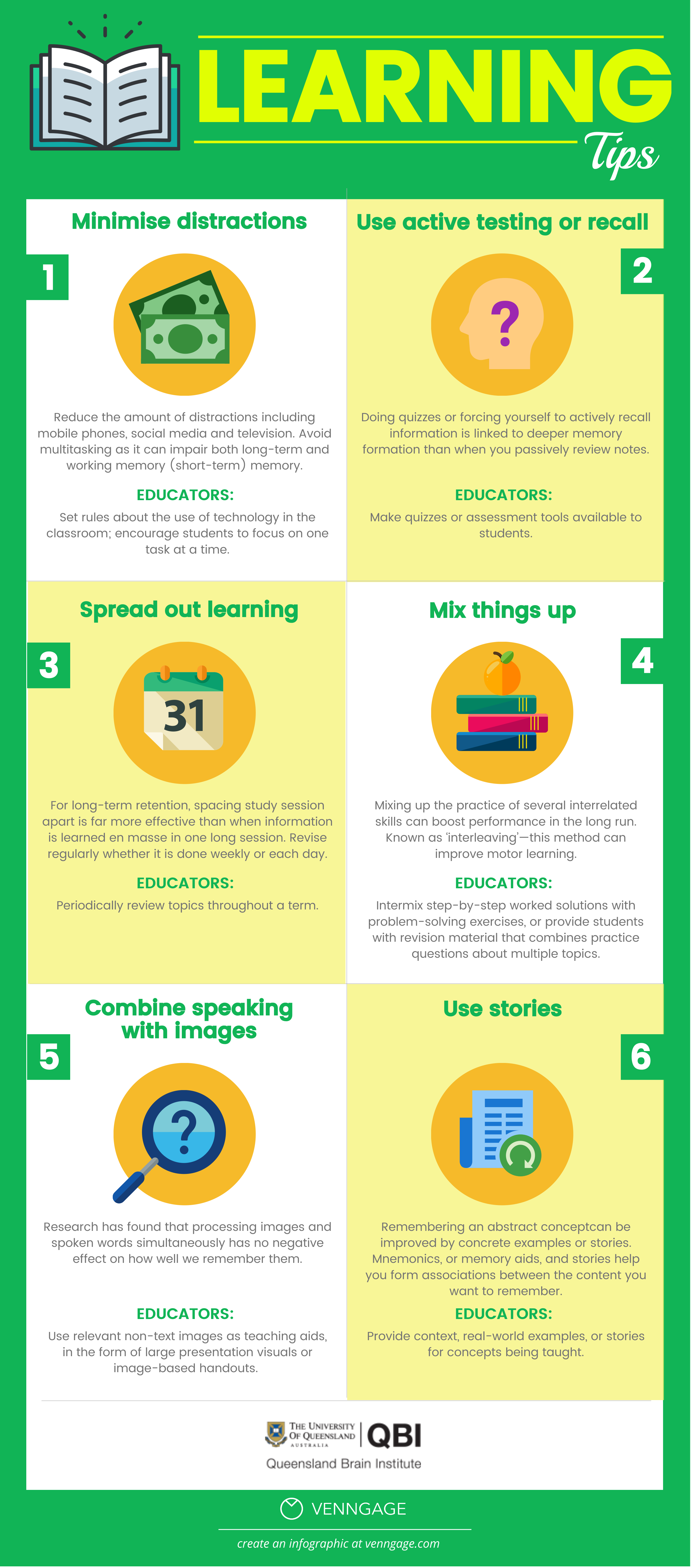 Science based Tips To Improve Learning Queensland Brain Institute